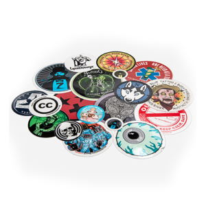 Circle Stickers - Claws Custom Boxes LLC