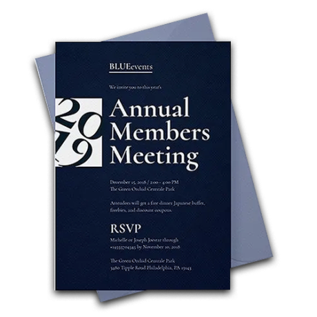 Meeting Invitation Cards | Claws Custom Boxes LLC